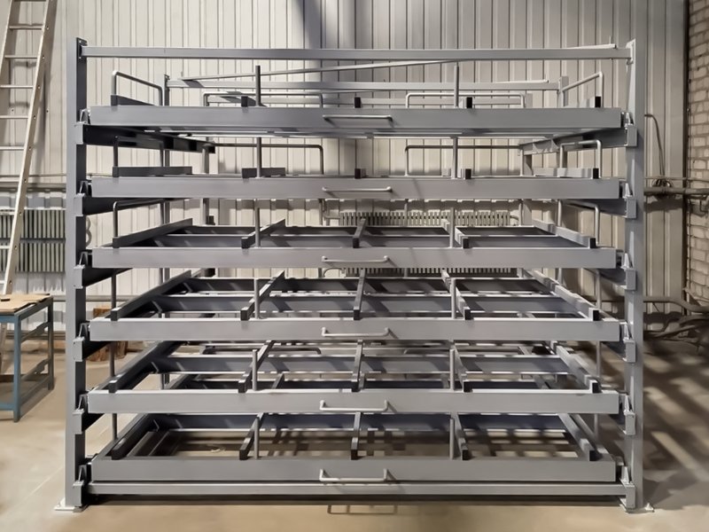 Sheet metal storage racks — buy a pull-out rack at a low price ...